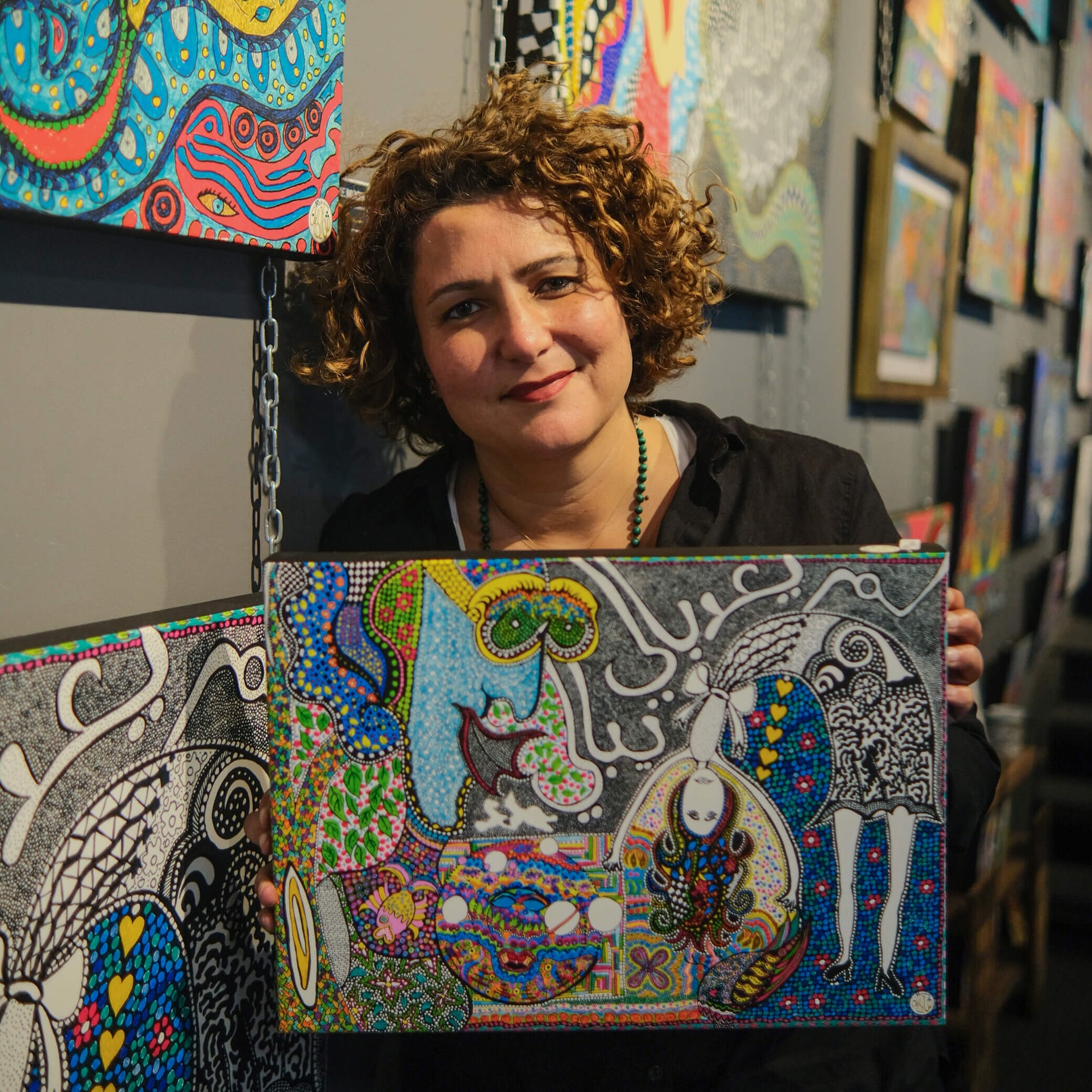 RAW GALLERY WALL - SOLO ARTIST: REHAM SHAHEEN