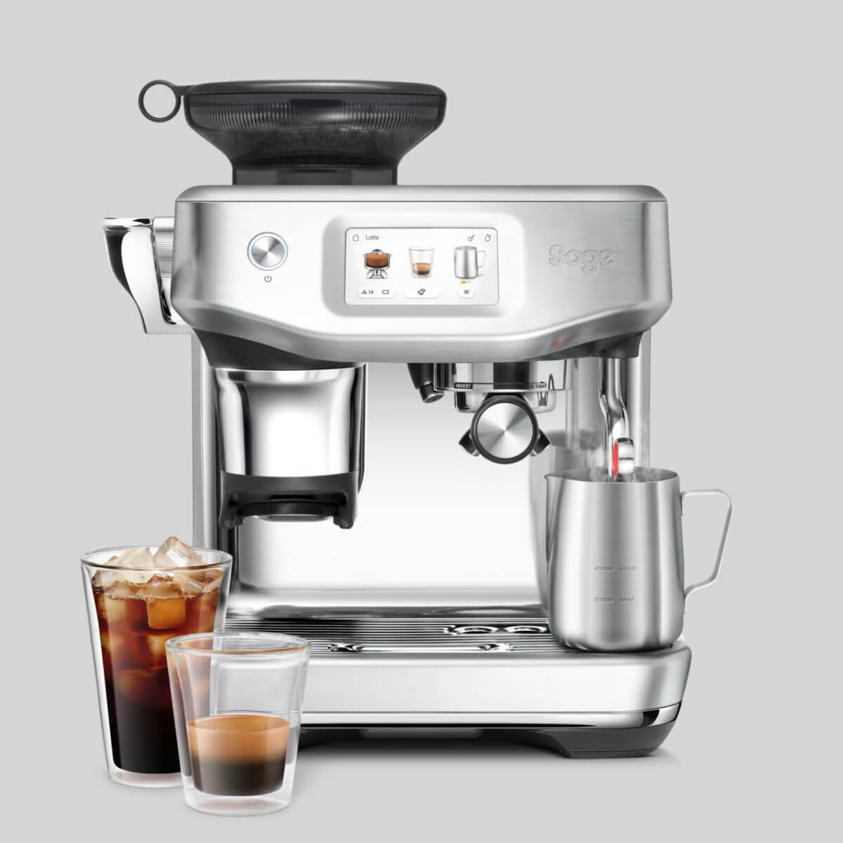 SAGE BARISTA TOUCH IMPRESS ESPRESSO MACHINE - WITH COLD EXTRACTION